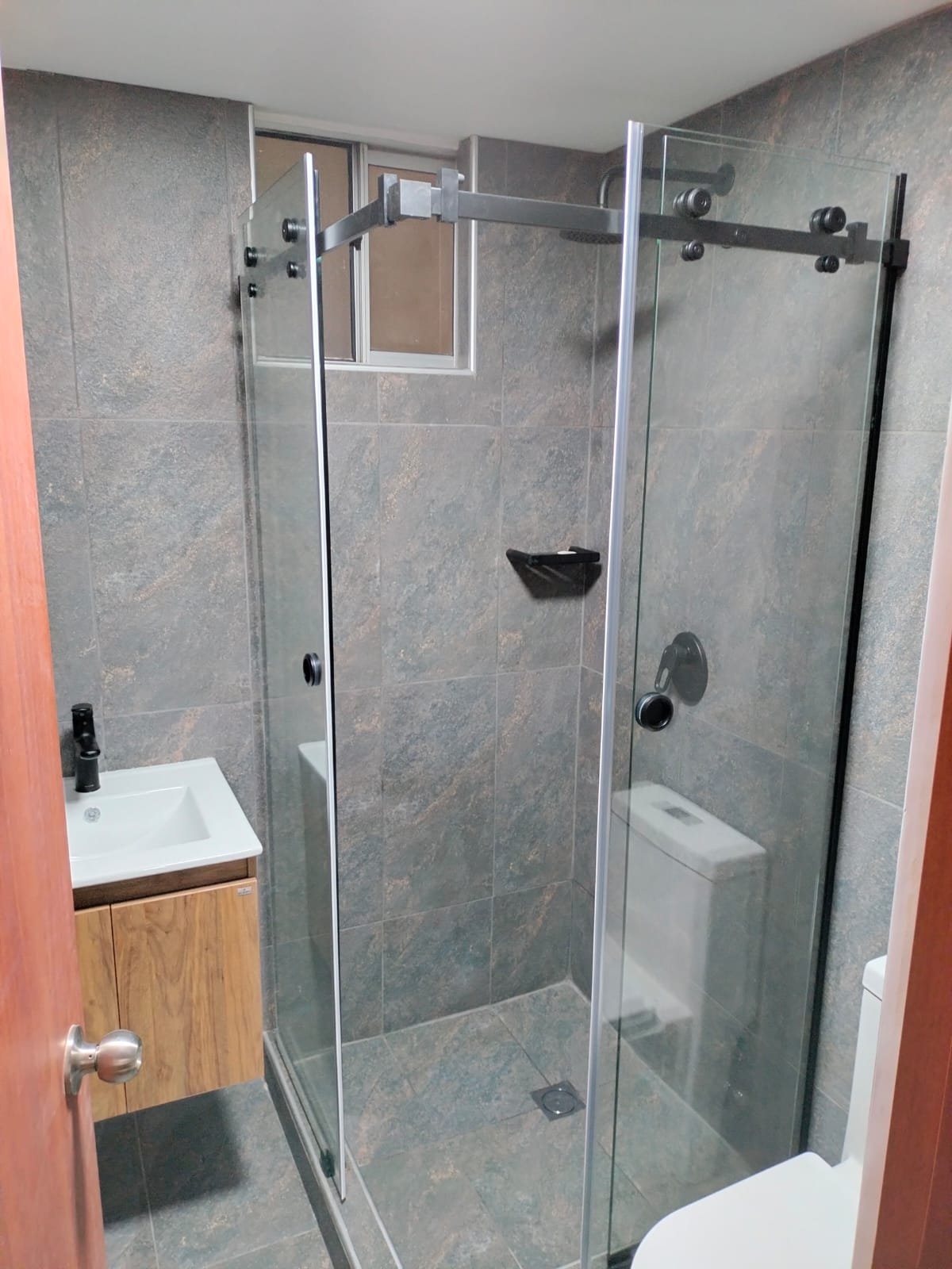 Panel Divisorio De Vidrio Para Ducha División De Baño En Vidrio